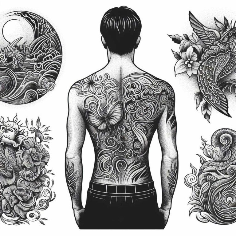 Rücken Tattoo - Ideen für Frauen und Männer