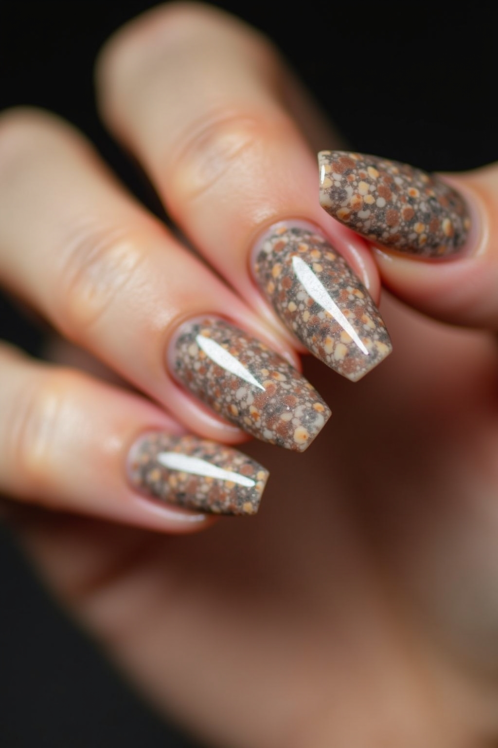 Gelnagel Braun Beige